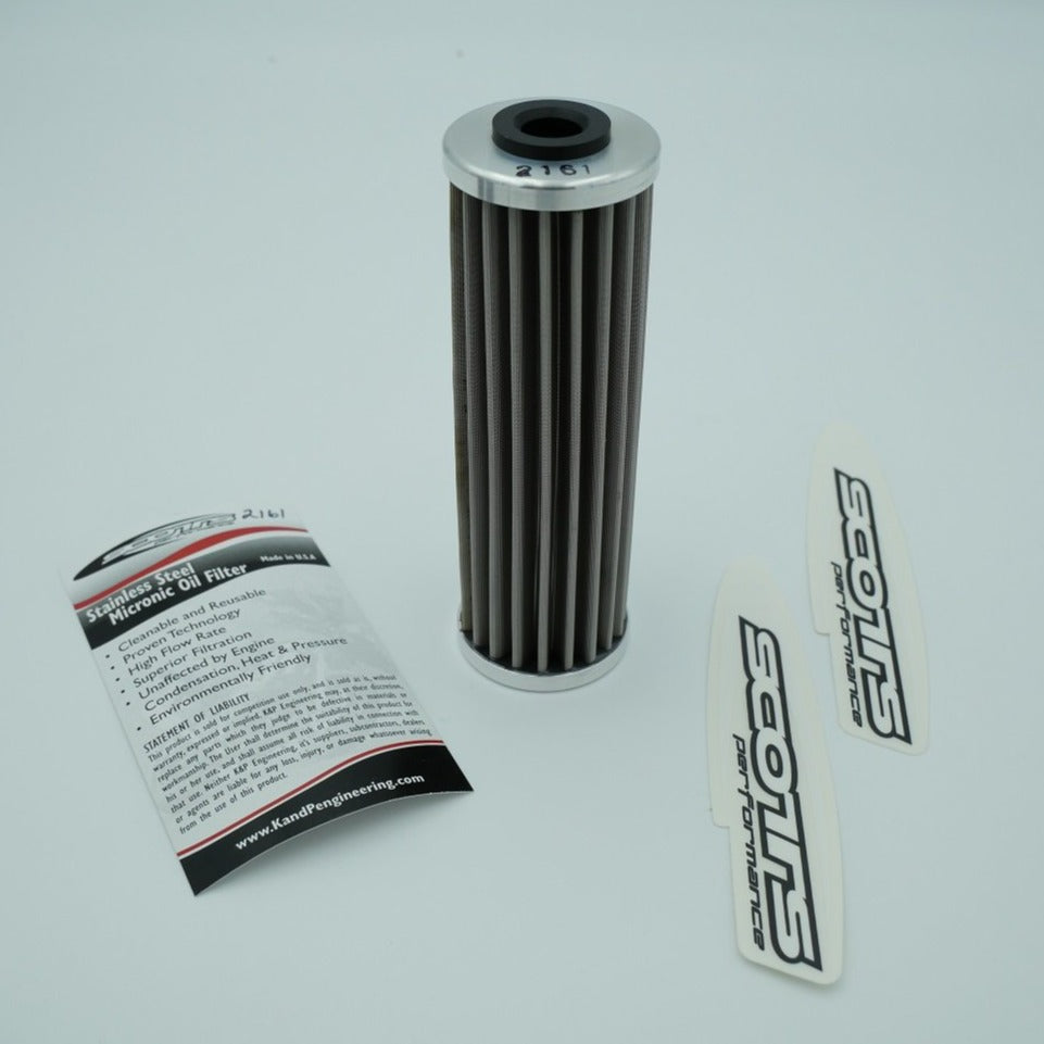 Scotts - Stainless Steel Micronic reusable Oil Filter for KTM 790 890